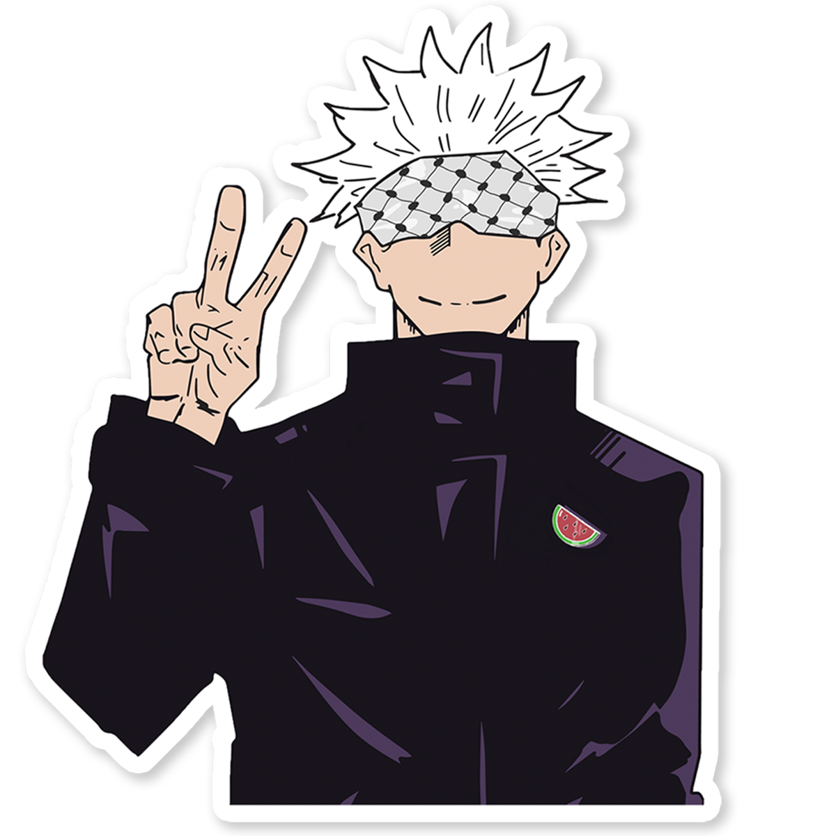Peace Sign Handmade Matte Sticker – Don't Ruin It